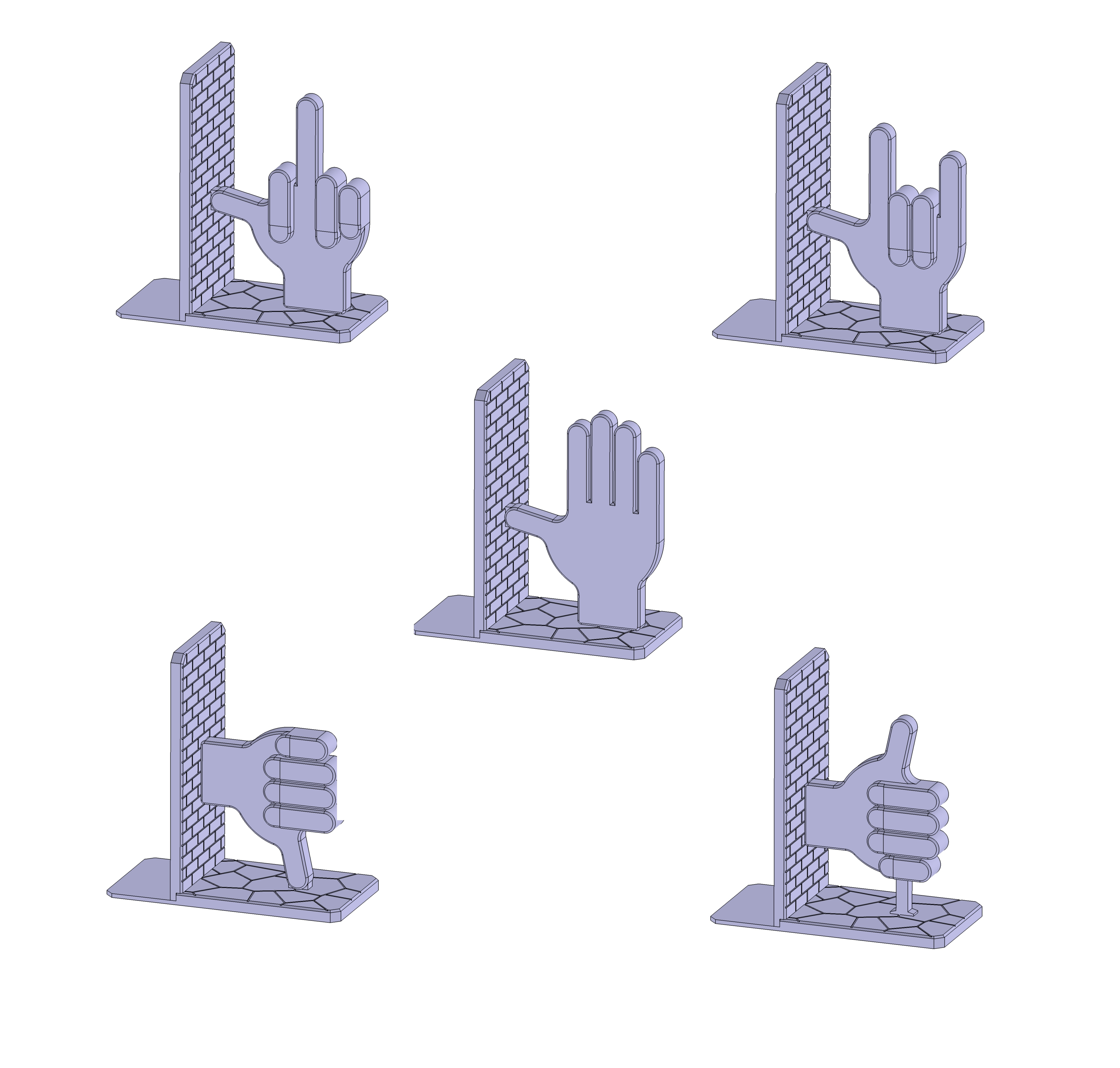 Bookends by 3DJG | Download free STL model | Printables.com