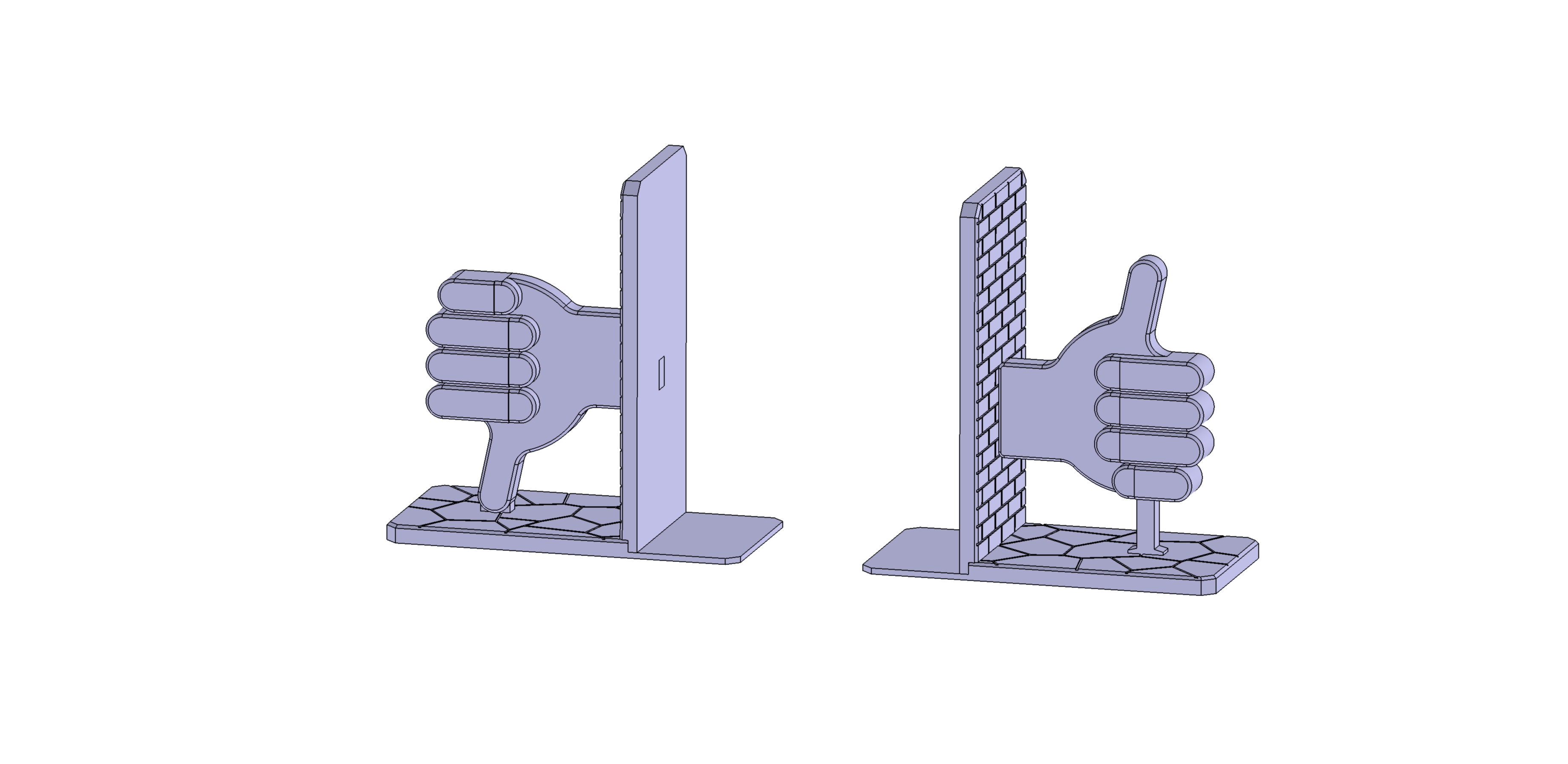 Bookends by 3DJG | Download free STL model | Printables.com