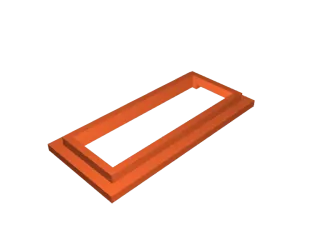 16x2 lcd case mounting frame by werner_rh | Download free STL model ...