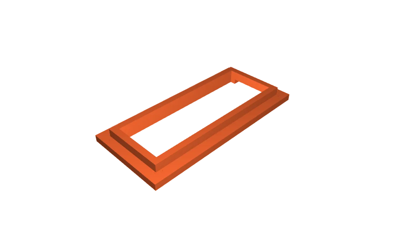 16x2 lcd case mounting frame by werner_rh | Download free STL model ...