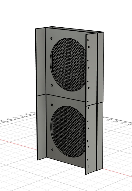 Lian-Li PC-V2000 Drive bay conversion to fan holders by Sebyg666 ...