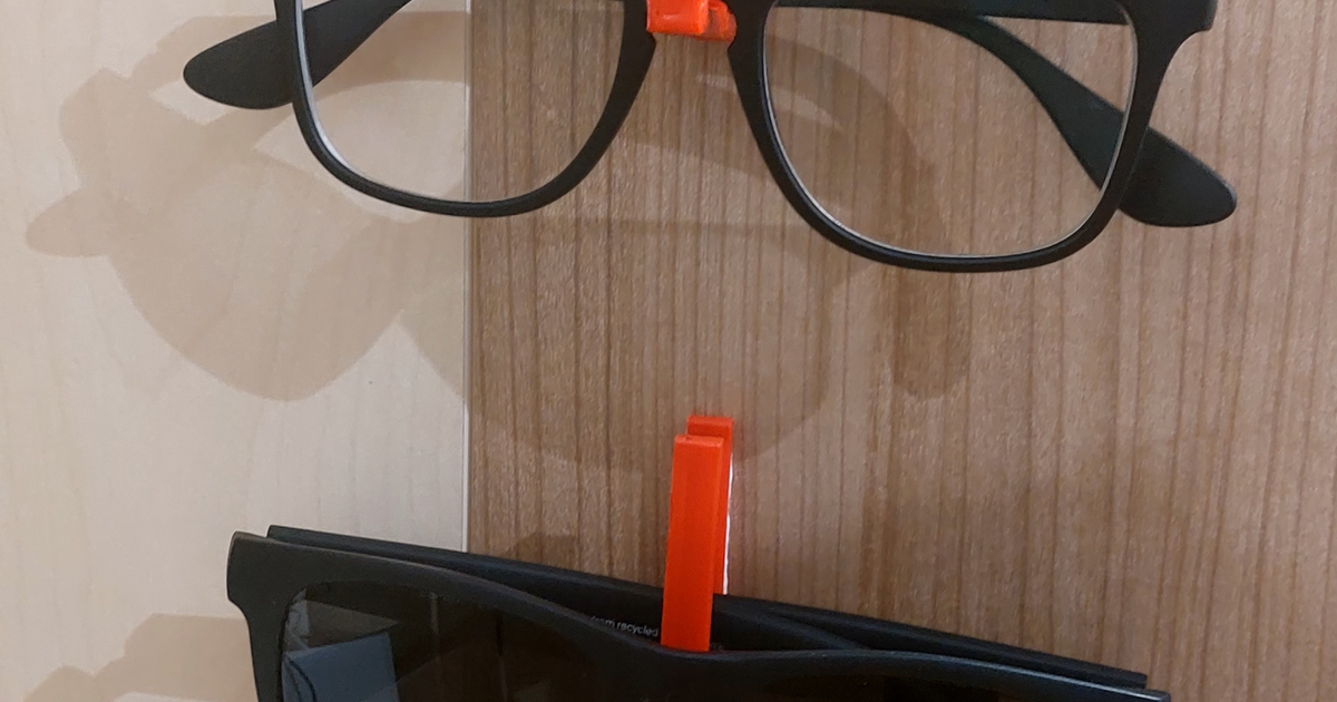 Easy Holder for your Glasses by Florian W. | Download free STL model ...