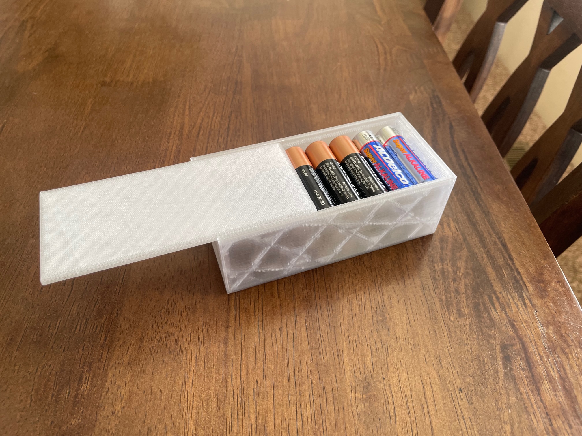 AA Battery Box with Sliding Lid by BDBD | Download free STL model ...