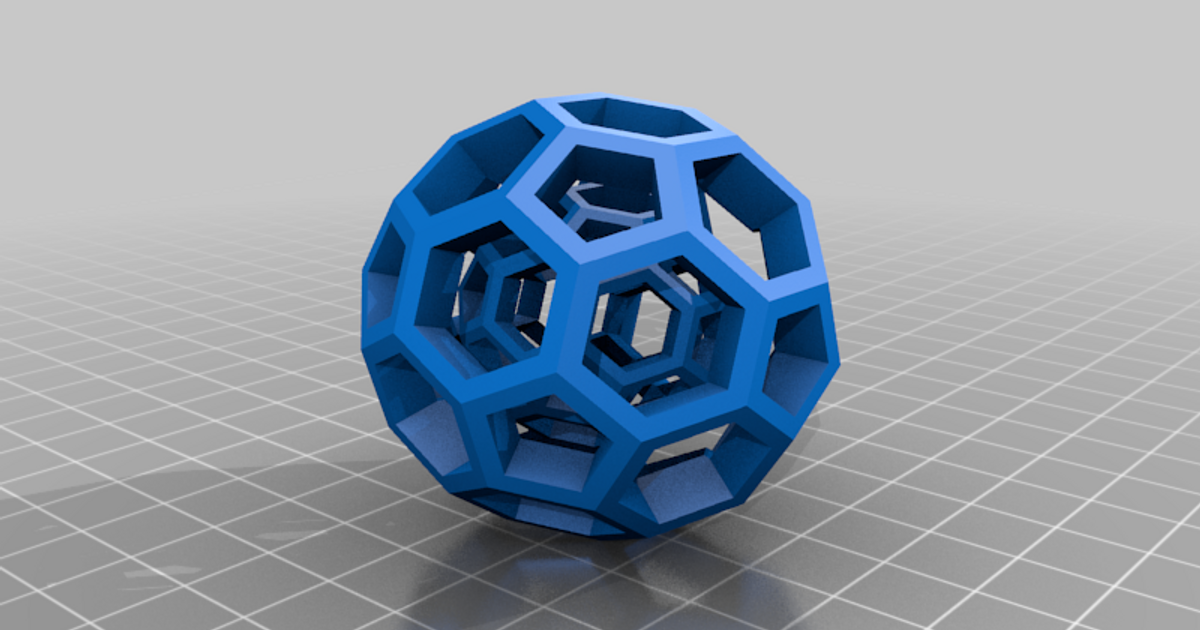 Double Truncated Icosahedron by Noworries221 | Download free STL model ...