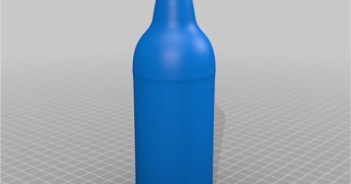 Bottle by gleissonmb | Download free STL model | Printables.com