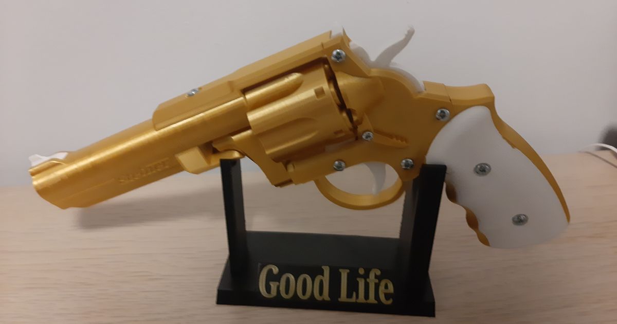 Revolver Holder w/ & w/out name plate by Pencileeter | Download free ...