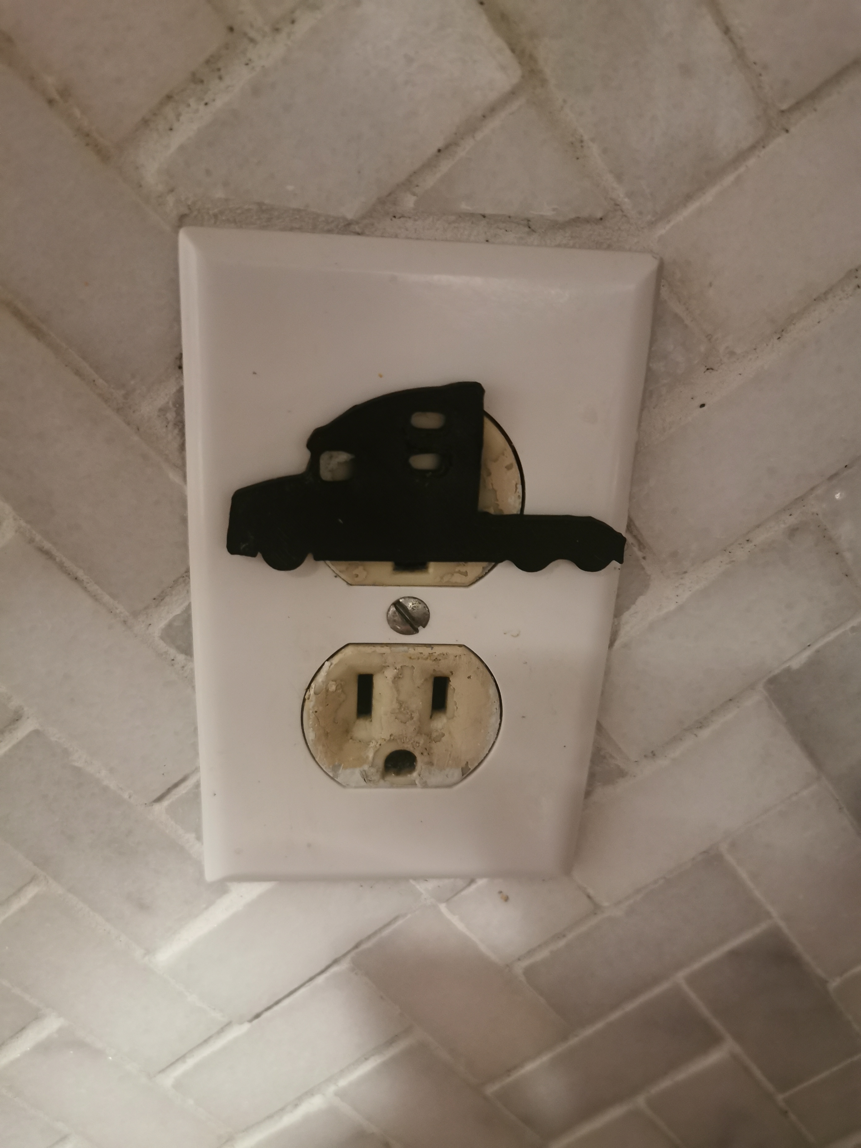 Truck single plug cover by Brutal3dprints | Download free STL model ...