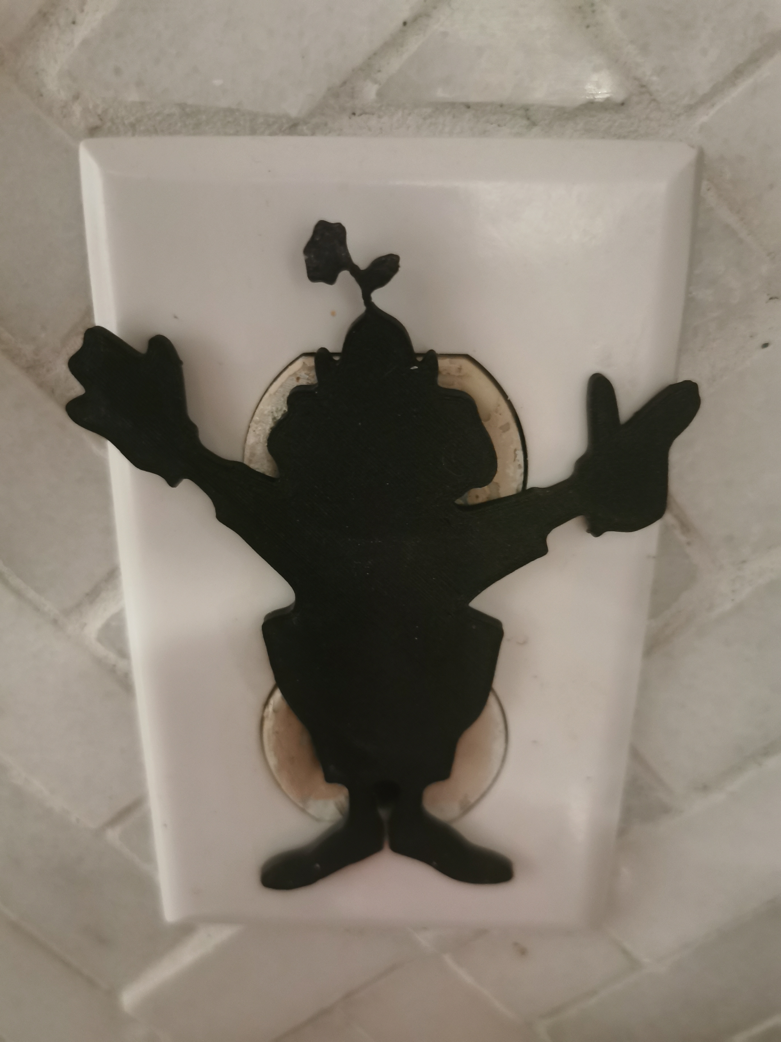 Clown double plug cover by Brutal3dprints | Download free STL model ...