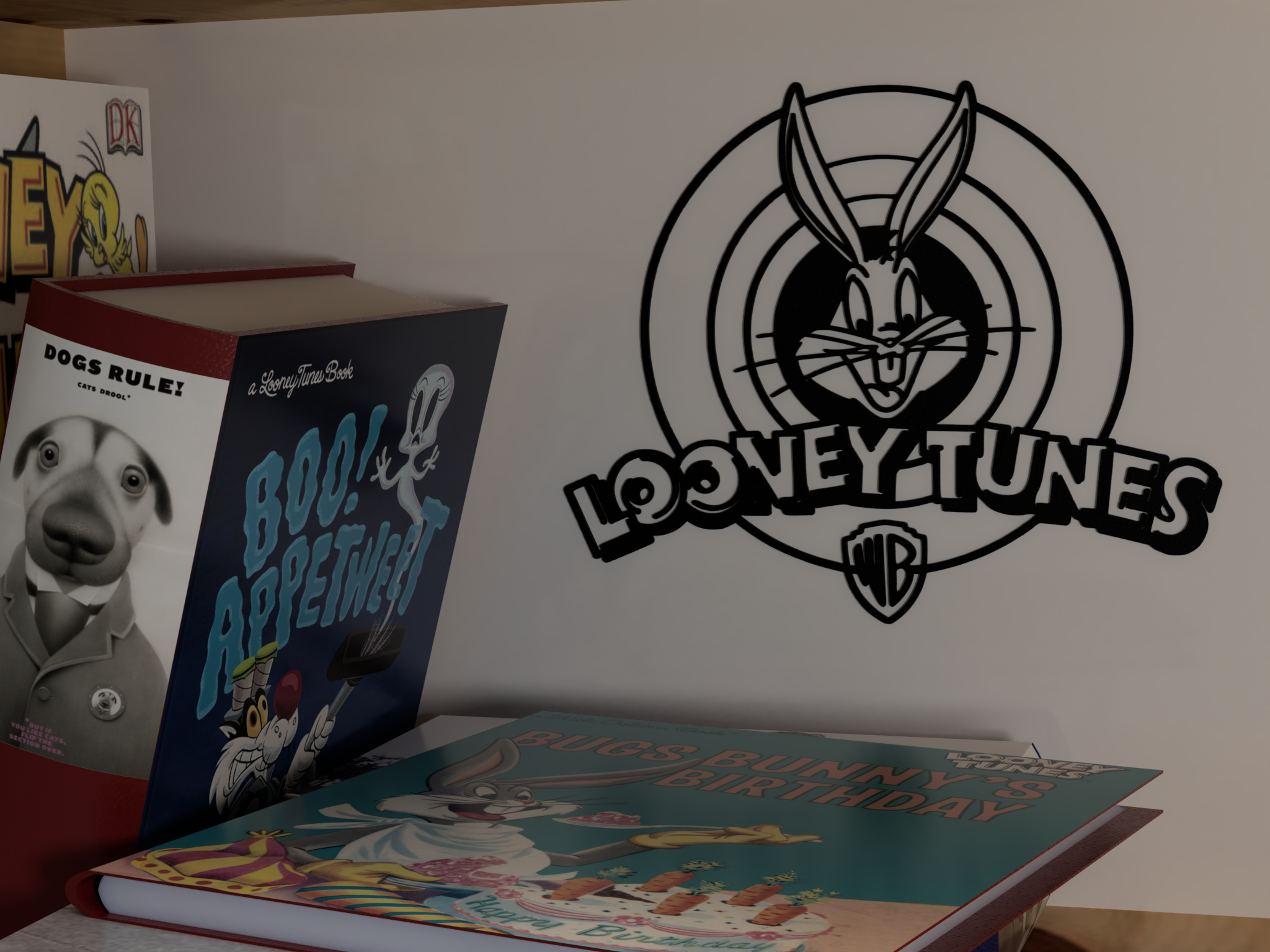 Looney Tunes sign von Joe | Kostenloses STL-Modell herunterladen ...