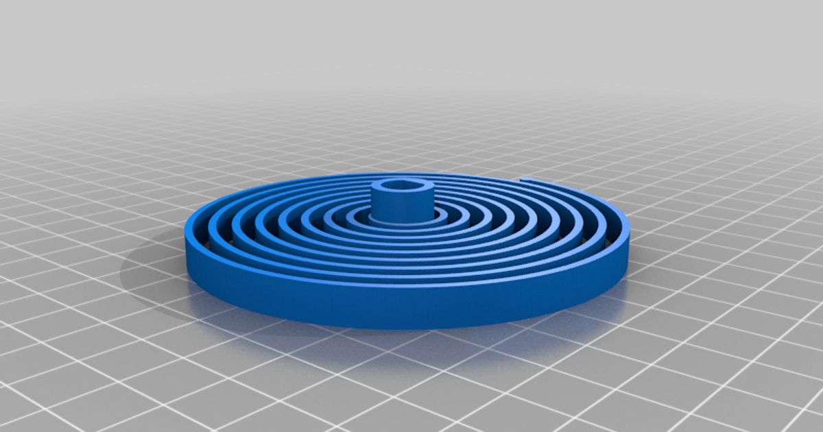 Rewinder Spring Redux by DrTomFlint | Download free STL model ...