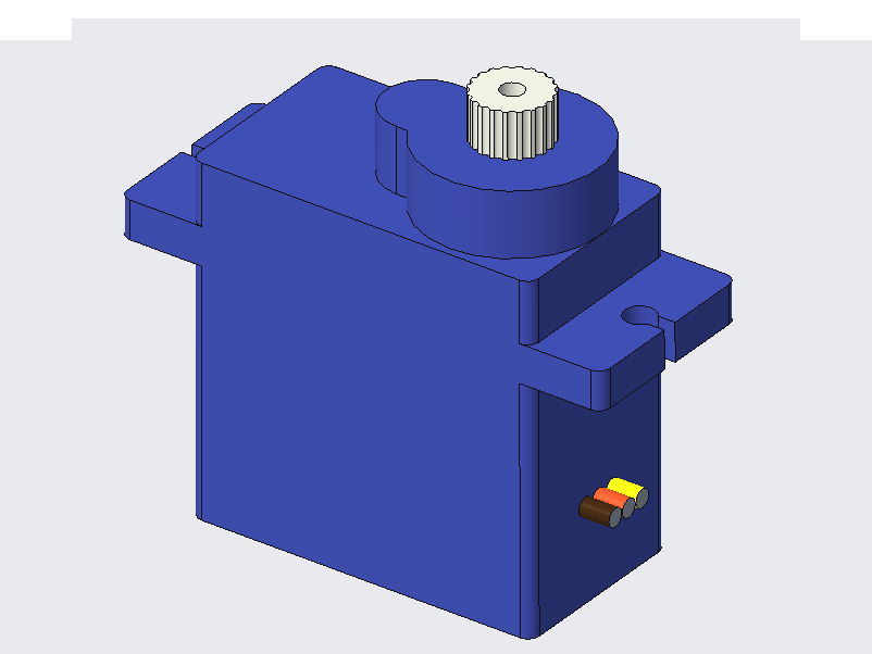 Micro Servo 3d Model Stp By Ludvig Broomé Download Free Stl Model