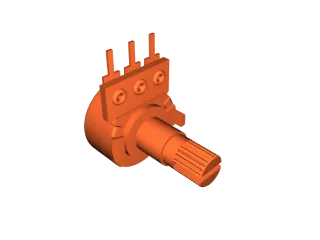 Potentiometer 3D Model (STP) by Ludvig Broomé | Download free STL model ...