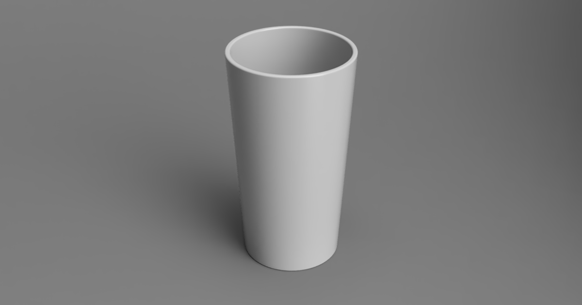 Simple Cup by Prefectionist | Download free STL model | Printables.com