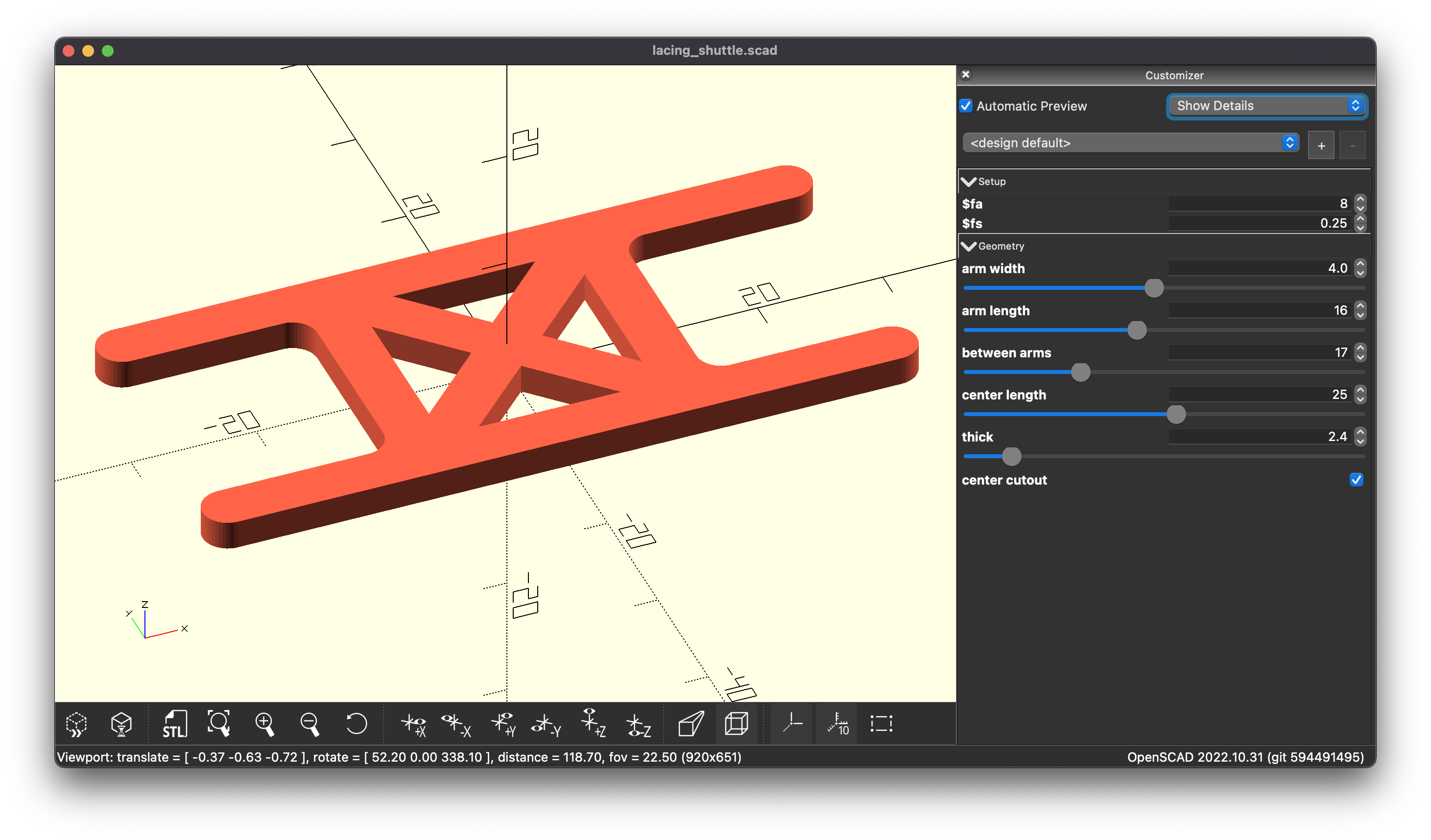 Lacing Shuttle by CooterBaldwin | Download free STL model | Printables.com