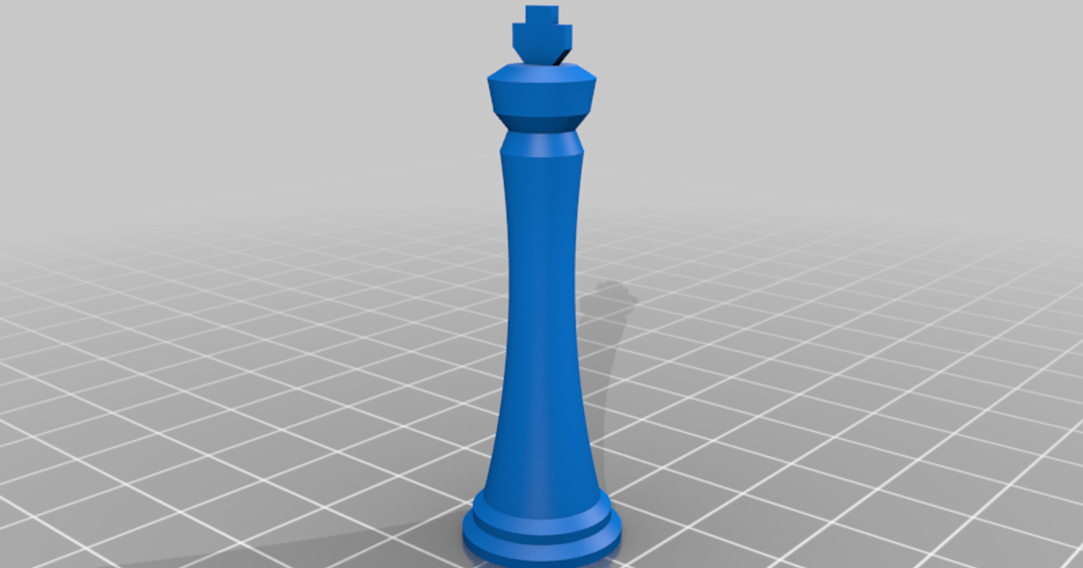 Simply Modern Chess Set by Nicola T. | Download free STL model ...