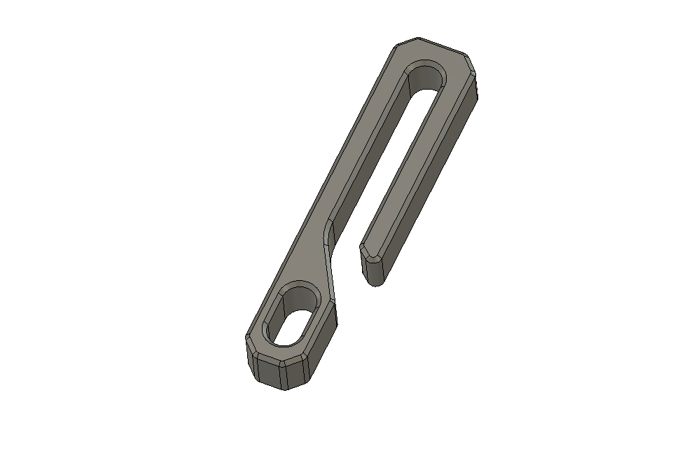 Minimalist Pocket Clip EDC Keychain by DesignbySteven | Download free ...