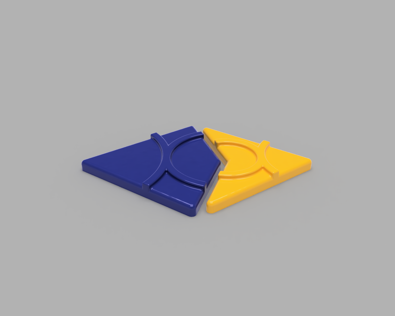 Penrose P2 tessellation tiles by thiebes | Download free STL model ...