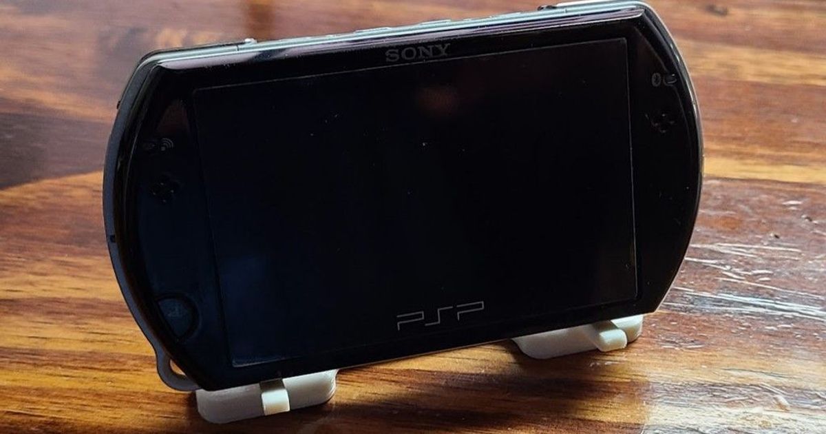Minimalist Sony PSP Go Stand por Jaron | Descargar modelo STL gratuito ...