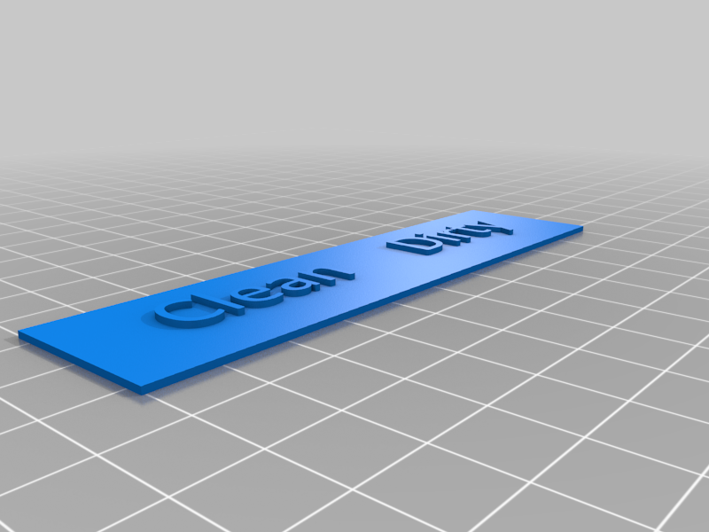 Dishwasher Sign by Pennypacker | Download free STL model | Printables.com