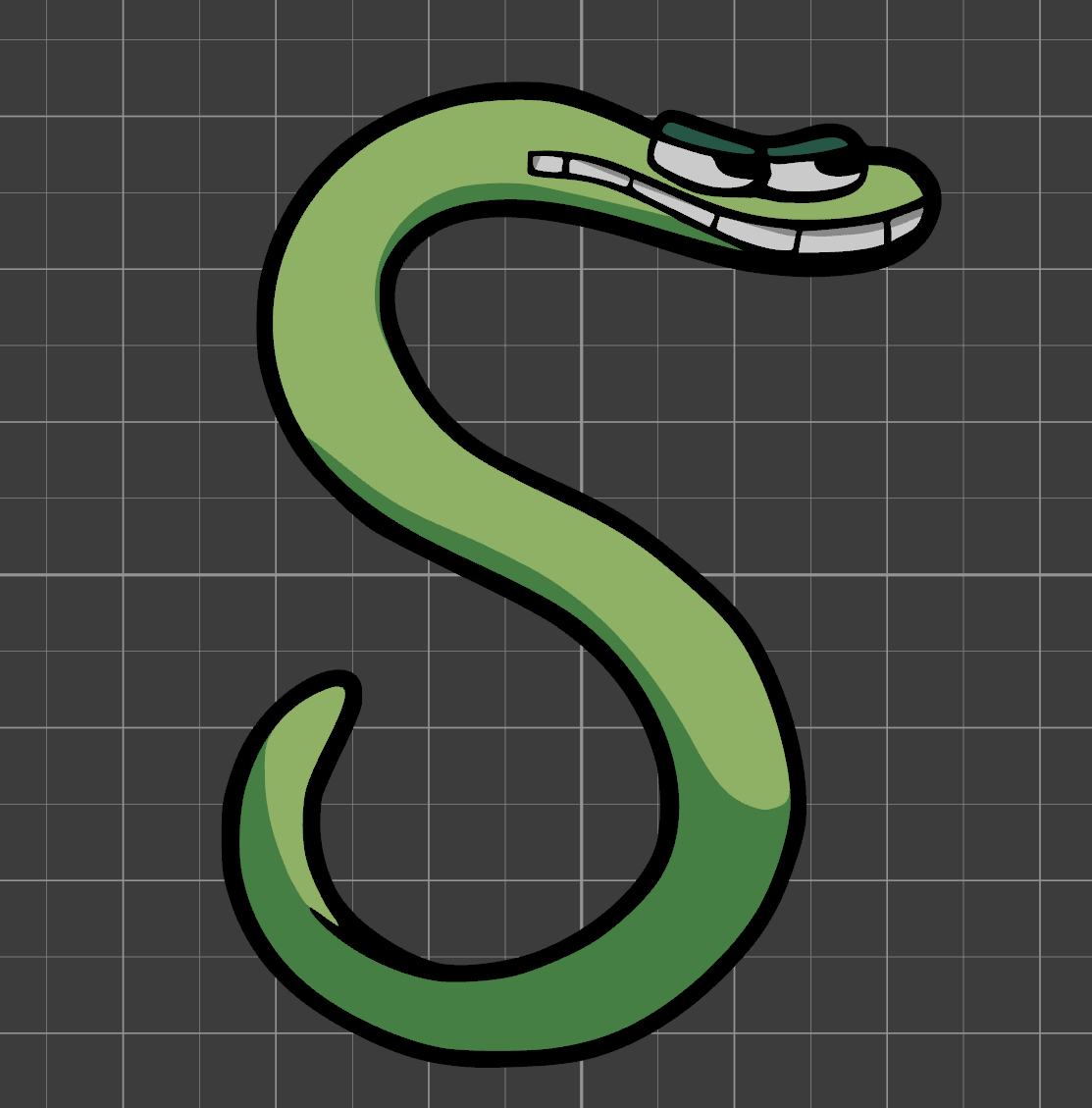 S from Alphabet Lore by TypQxQ | Download free STL model | Printables.com