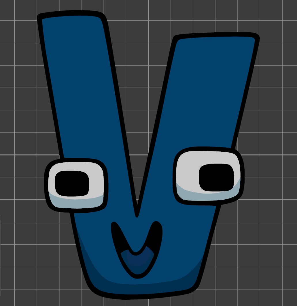 V from Alphabet Lore by TypQxQ | Download free STL model | Printables.com