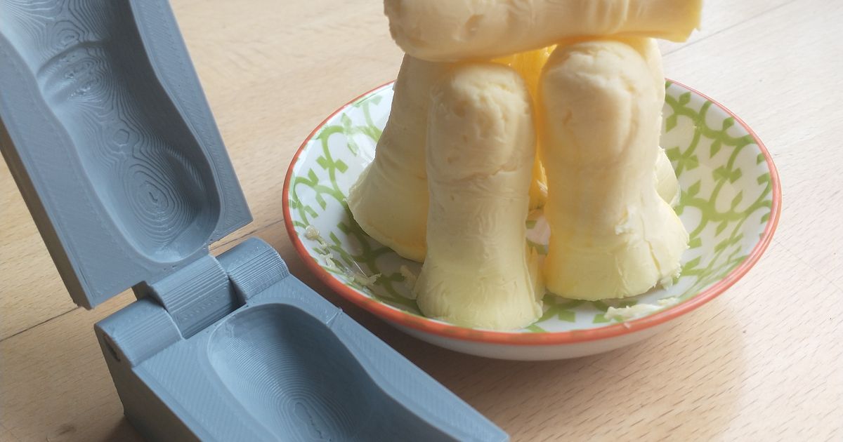 Butter Finger mold by NagyBig | Download free STL model | Printables.com