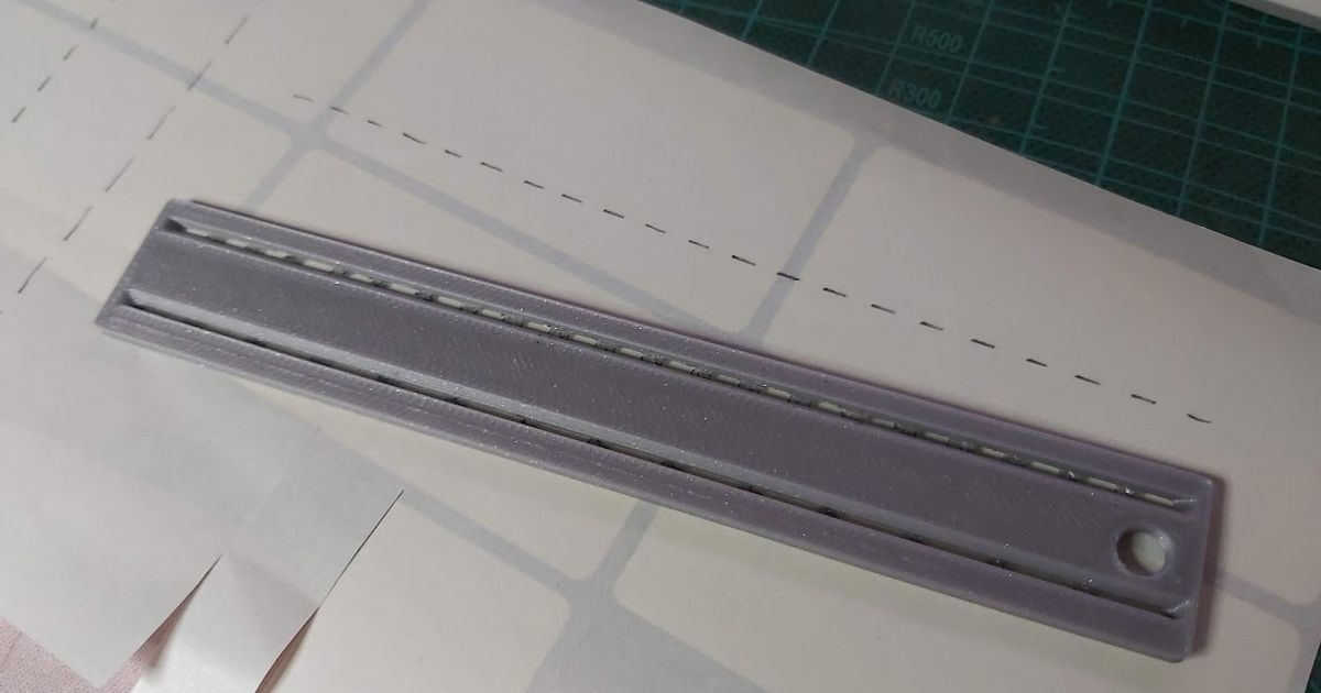 Dashed Line Ruler by BreakfastDeluxe | Download free STL model ...