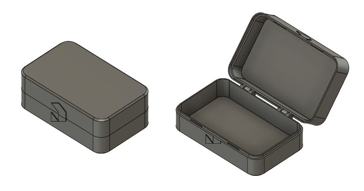 Small box with hinged lid by Vlado Turek | Download free STL model ...