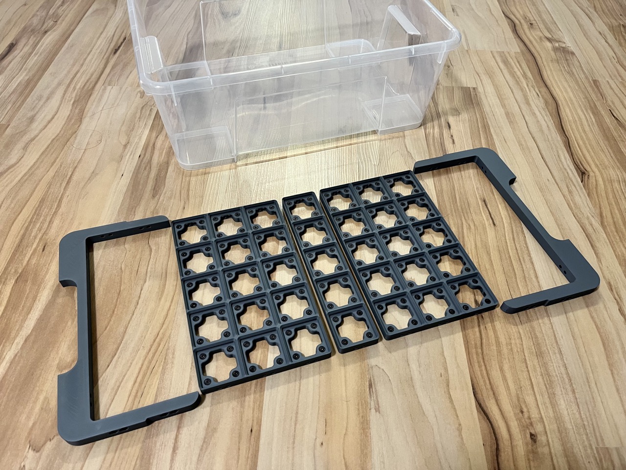 Gridfinity adapter for Ikea Samla box 11l by Akio | Download free STL ...