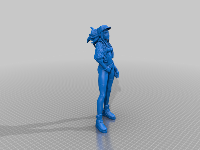 KDA Akali - League of Legends - 30 cm model. by Printed Obsession ...