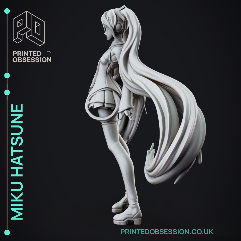 Miku Hatsune - Vocaloid - Anime Fanart Toy by Printed Obsession ...