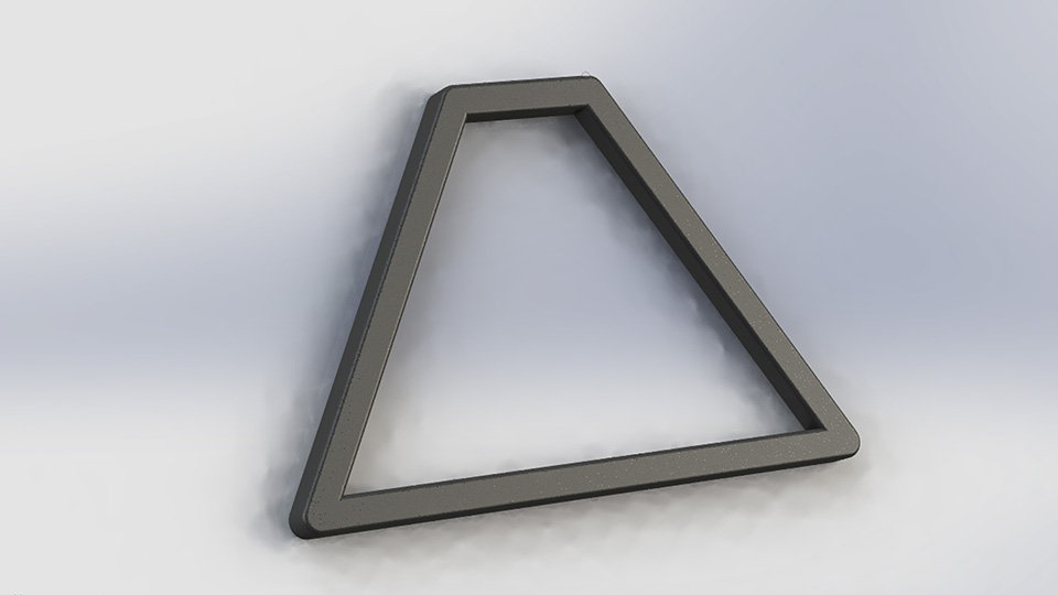 Triangular Photo Frame by Joppe | Download free STL model | Printables.com