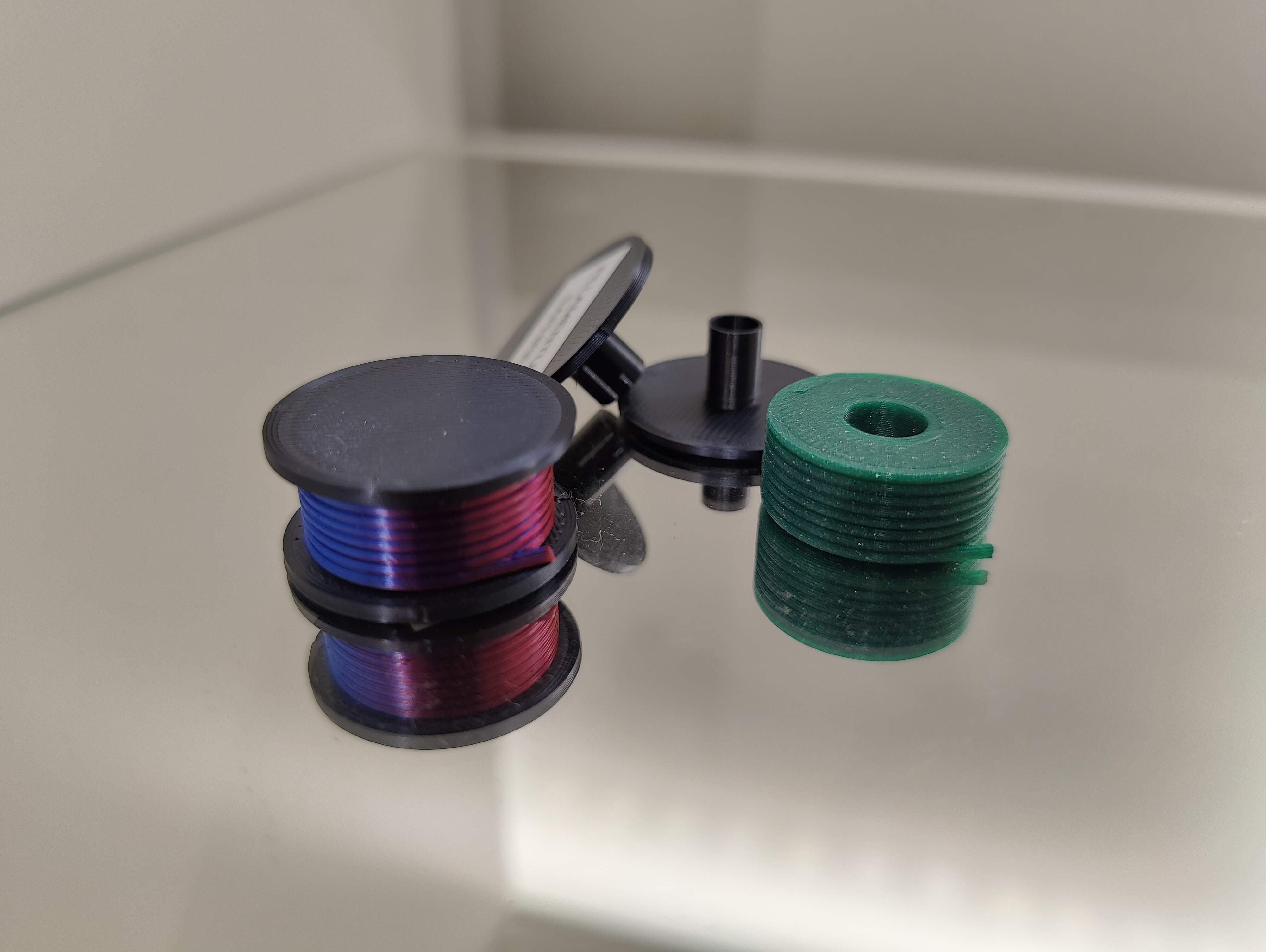 Mini Filament Spool Swatches Box by Samael_ | Download free STL model ...
