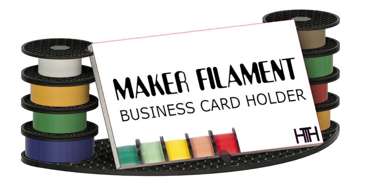 Maker Filament Business Card Holder por How To Homemade | Descargar ...