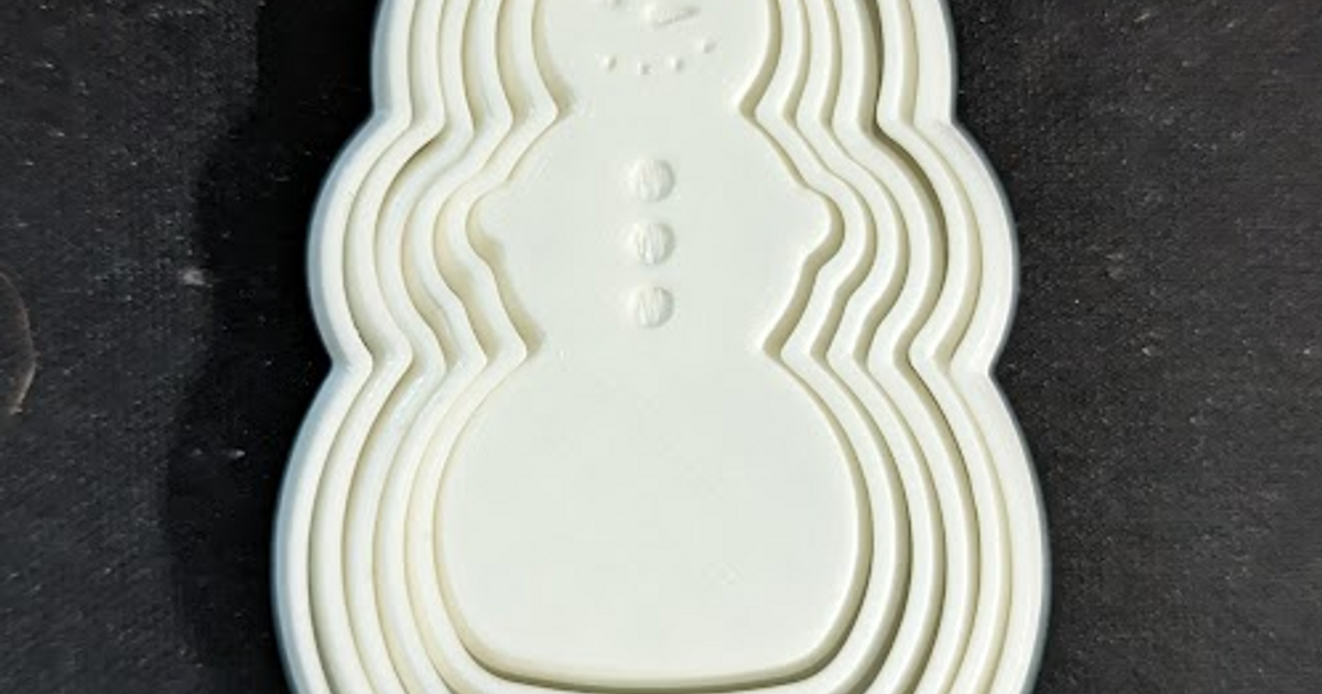 Snowman / Snowperson Magic Rings Fidget Toy by Tom W | Download free ...