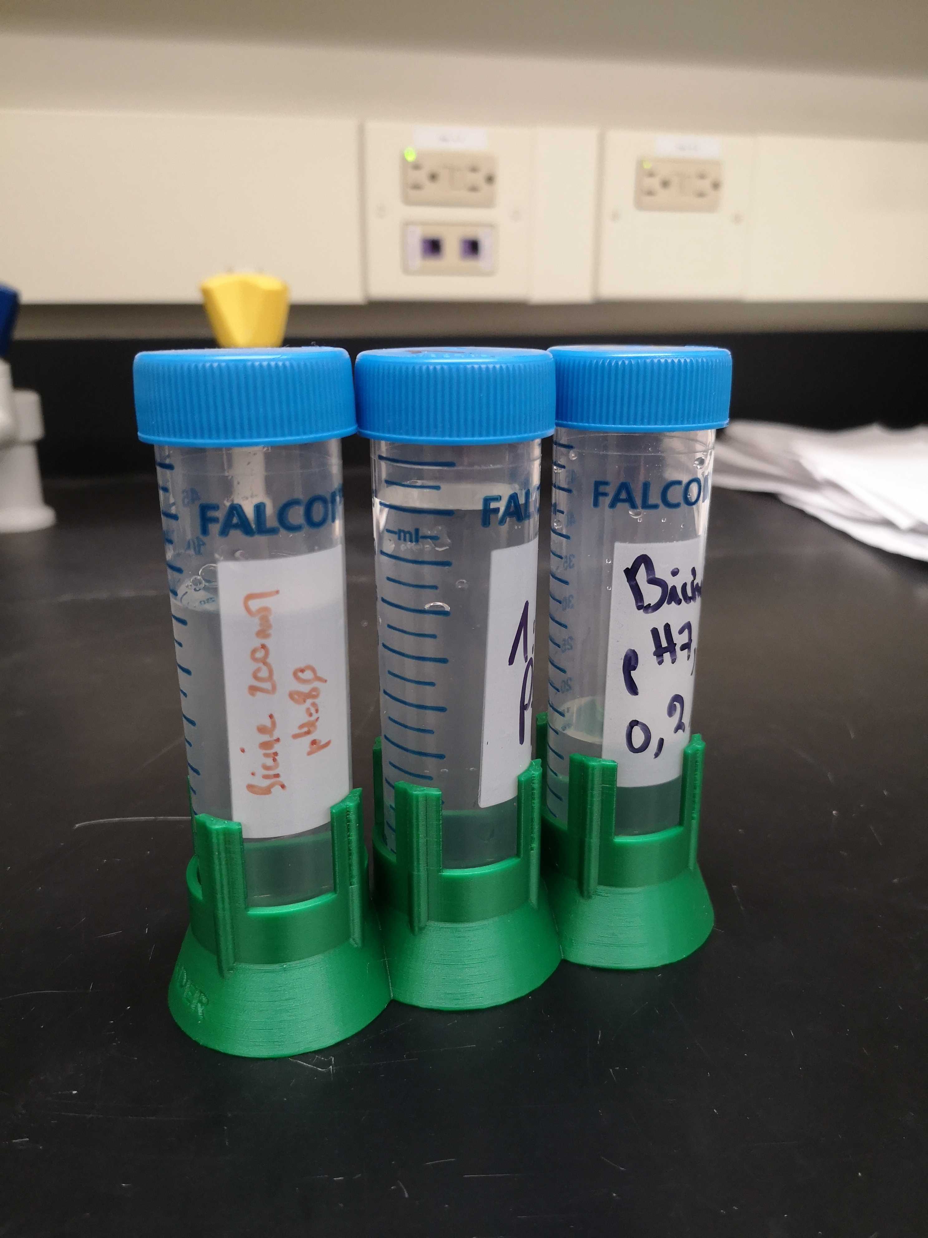 Falcon tube holder (1x, 3x, 4x) by Serge Nader | Download free STL ...