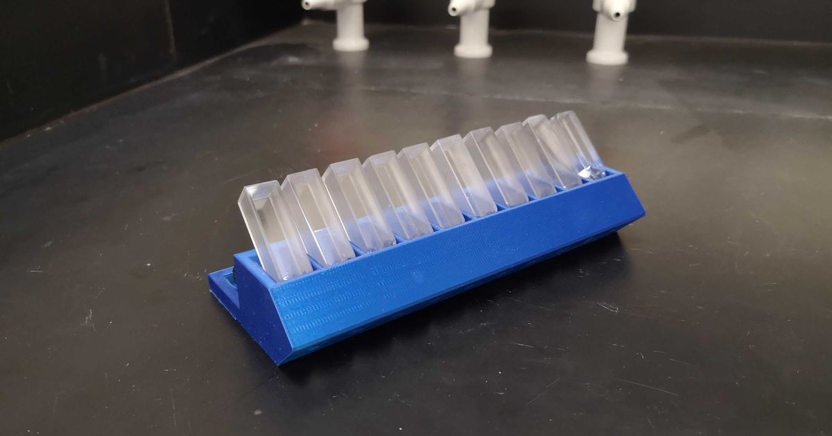 Cuvette drying rack (5x or 10x) by Serge Nader | Download free STL ...