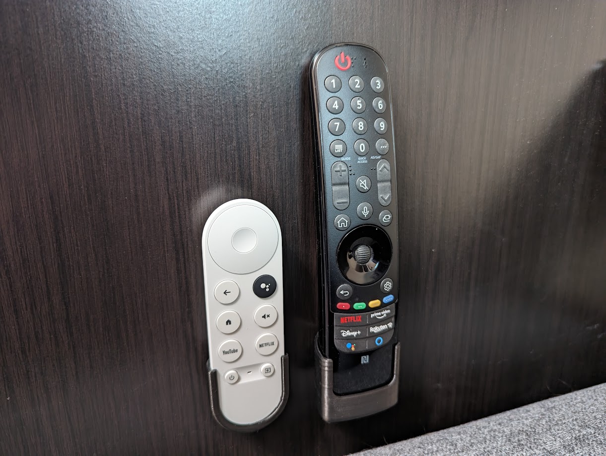 LG Magic remote (2021 - 2022) holder / wall mount by Brad Barlow ...