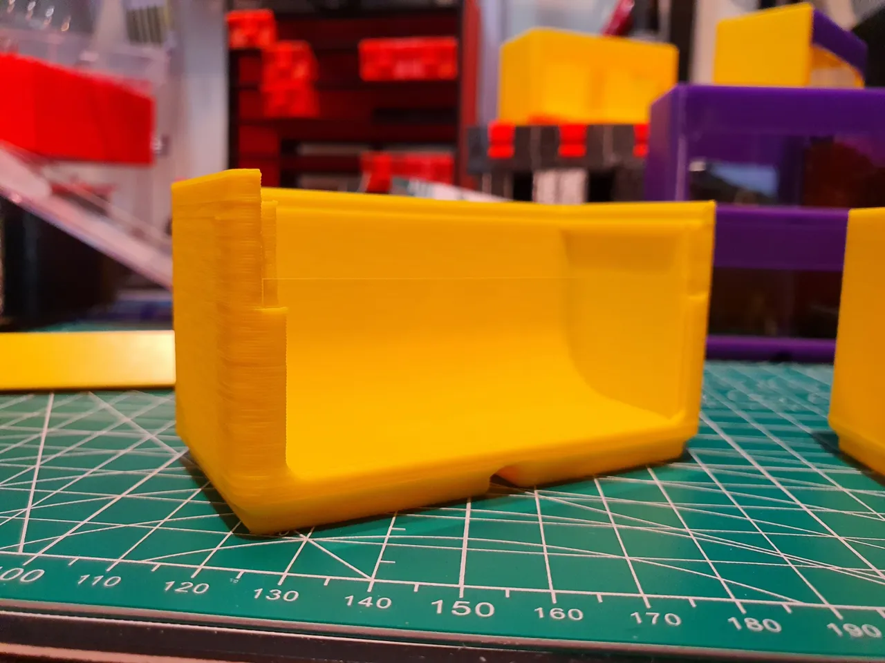 Gridfinity Window Divider Bins with Top Loading Glass and Top by ...