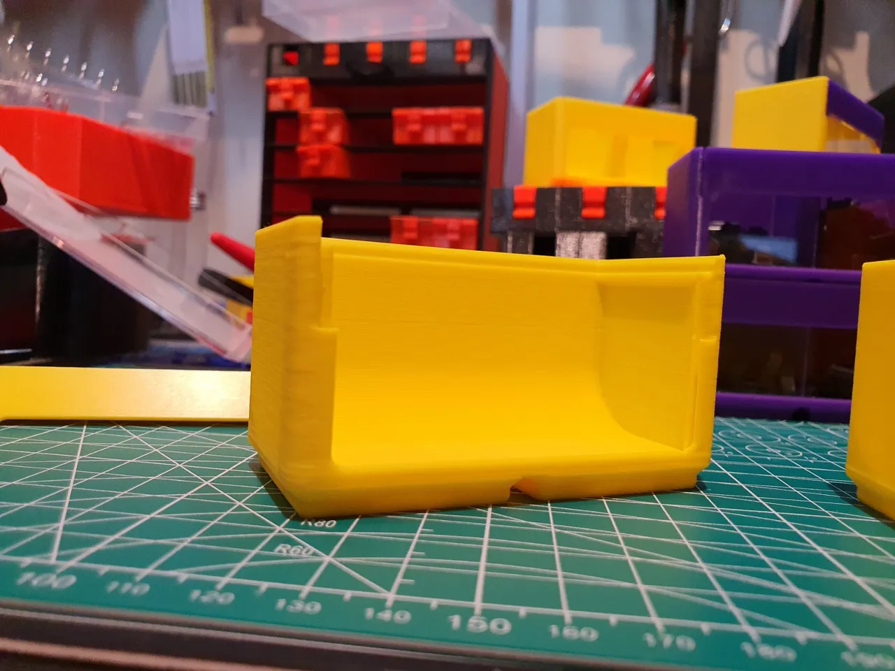 Gridfinity Window Divider Bins with Top Loading Glass and Top by ...