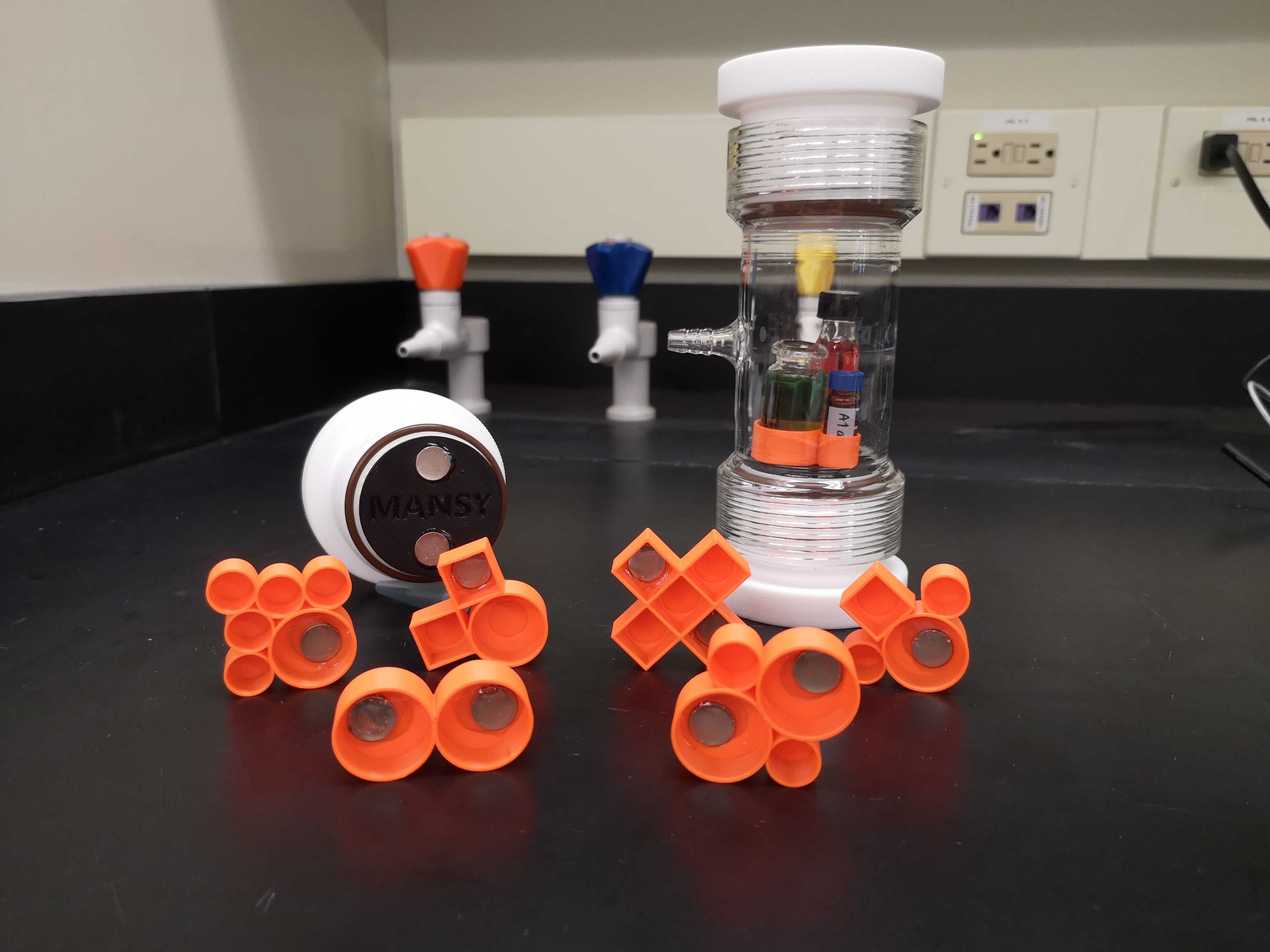 Modular holders chemistry labs by Serge Nader | Download free STL model ...