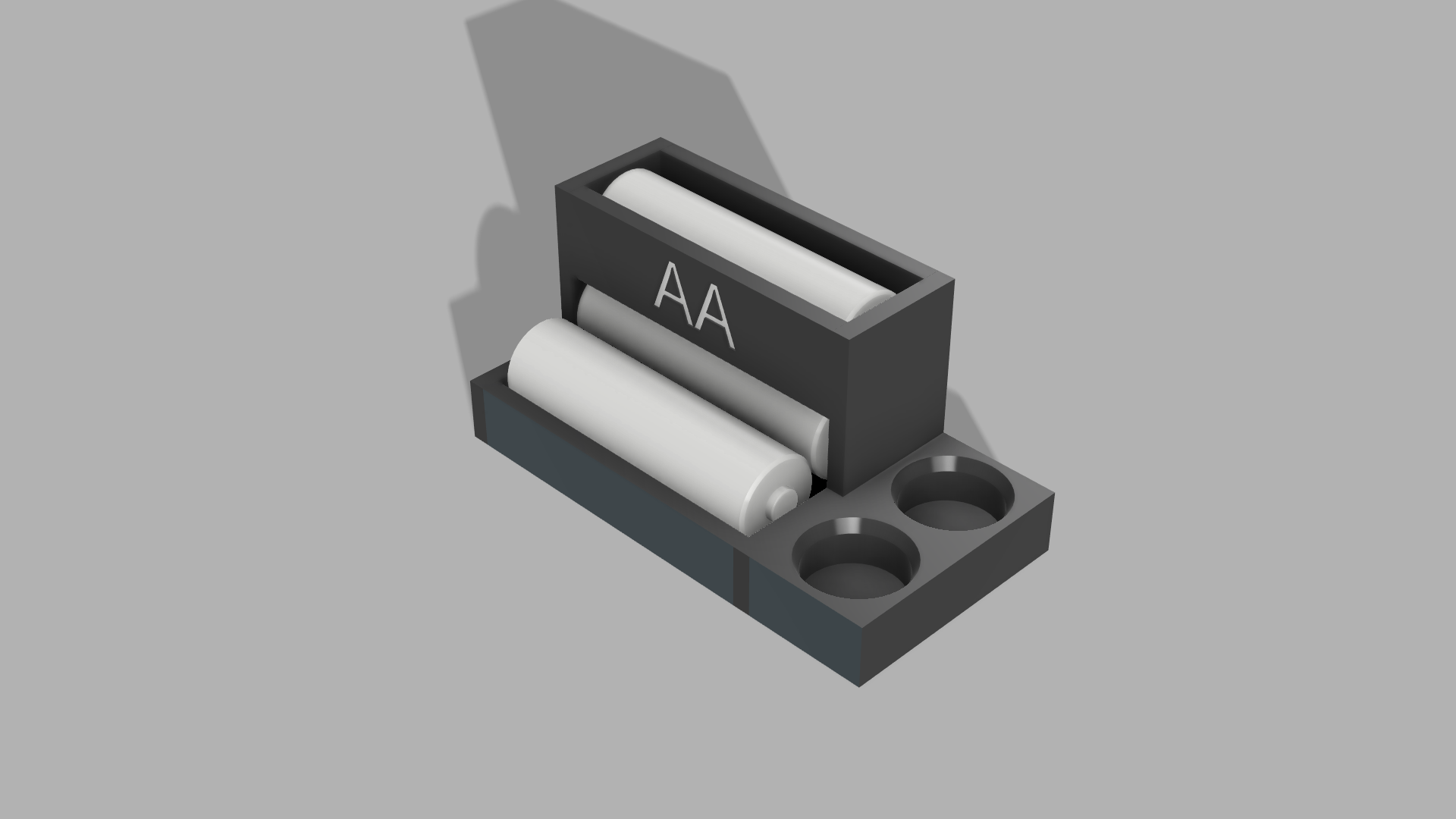 Mini AA battery dispenser by Thom H. | Download free STL model ...
