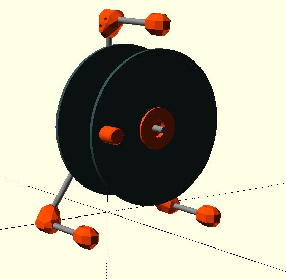 Cable Spool from Prusa Spool Upcycling by Blackfellow | Download free ...