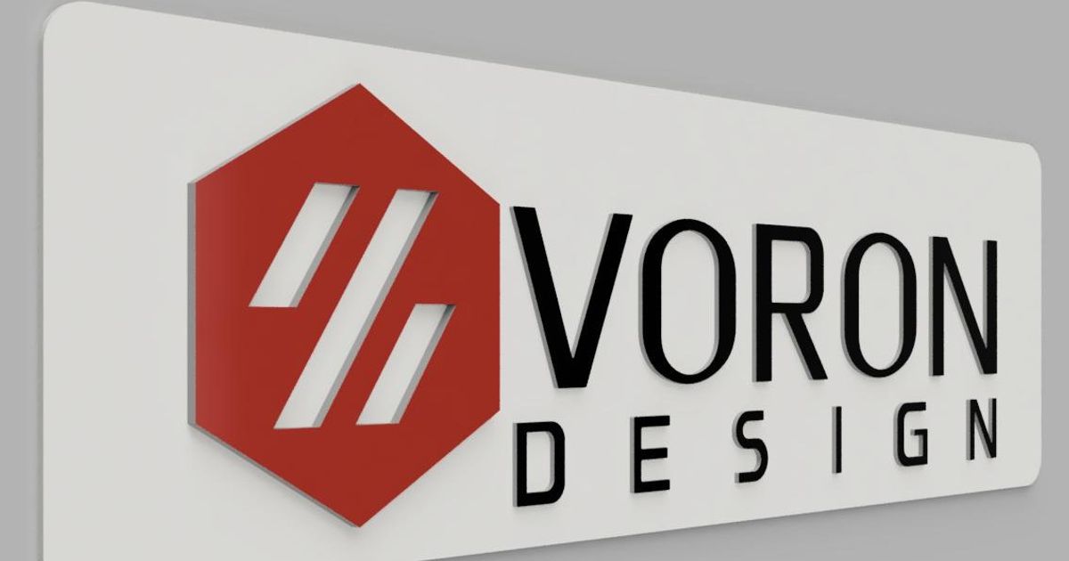 Voron Design Logo panel mount by Dennis Bauer | Download free STL model ...