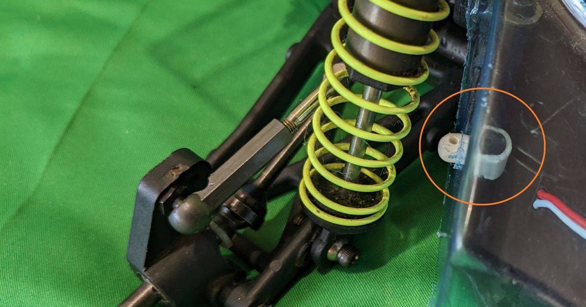 Losi XXX Body Mounts Part# A4120 A4123 by Zedic | Download free STL ...