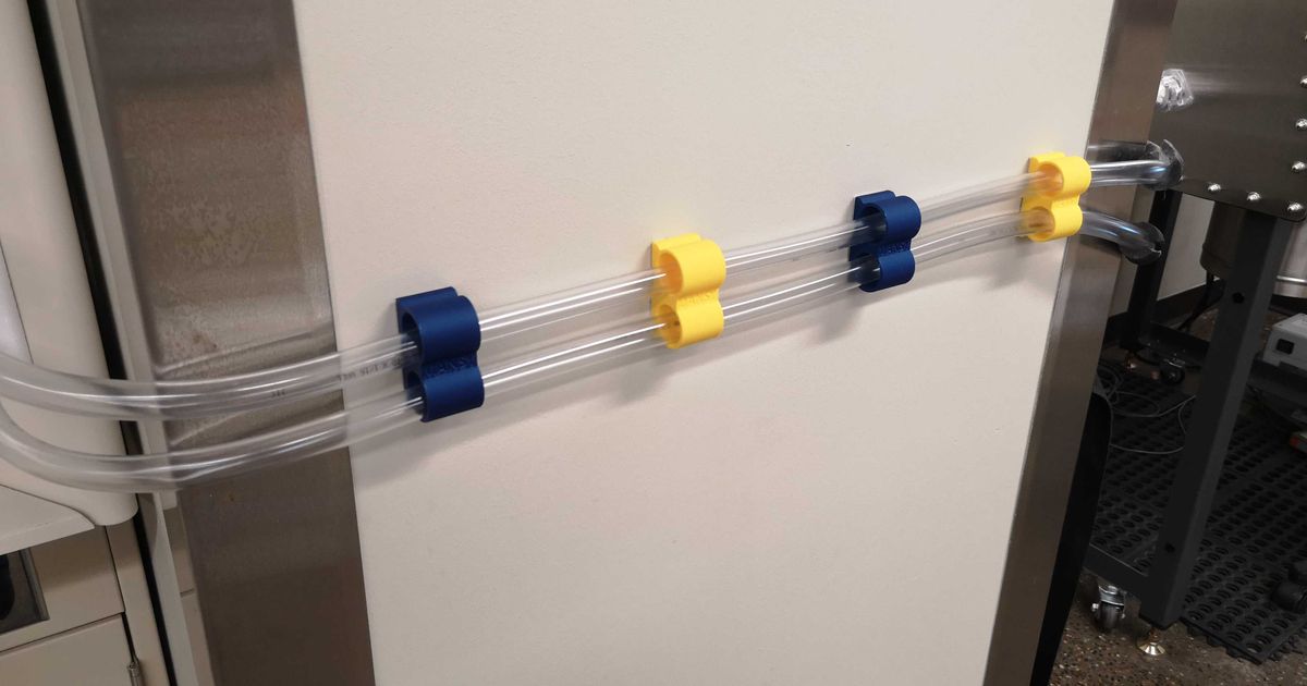 Tube wall mount by Serge Nader | Download free STL model | Printables.com