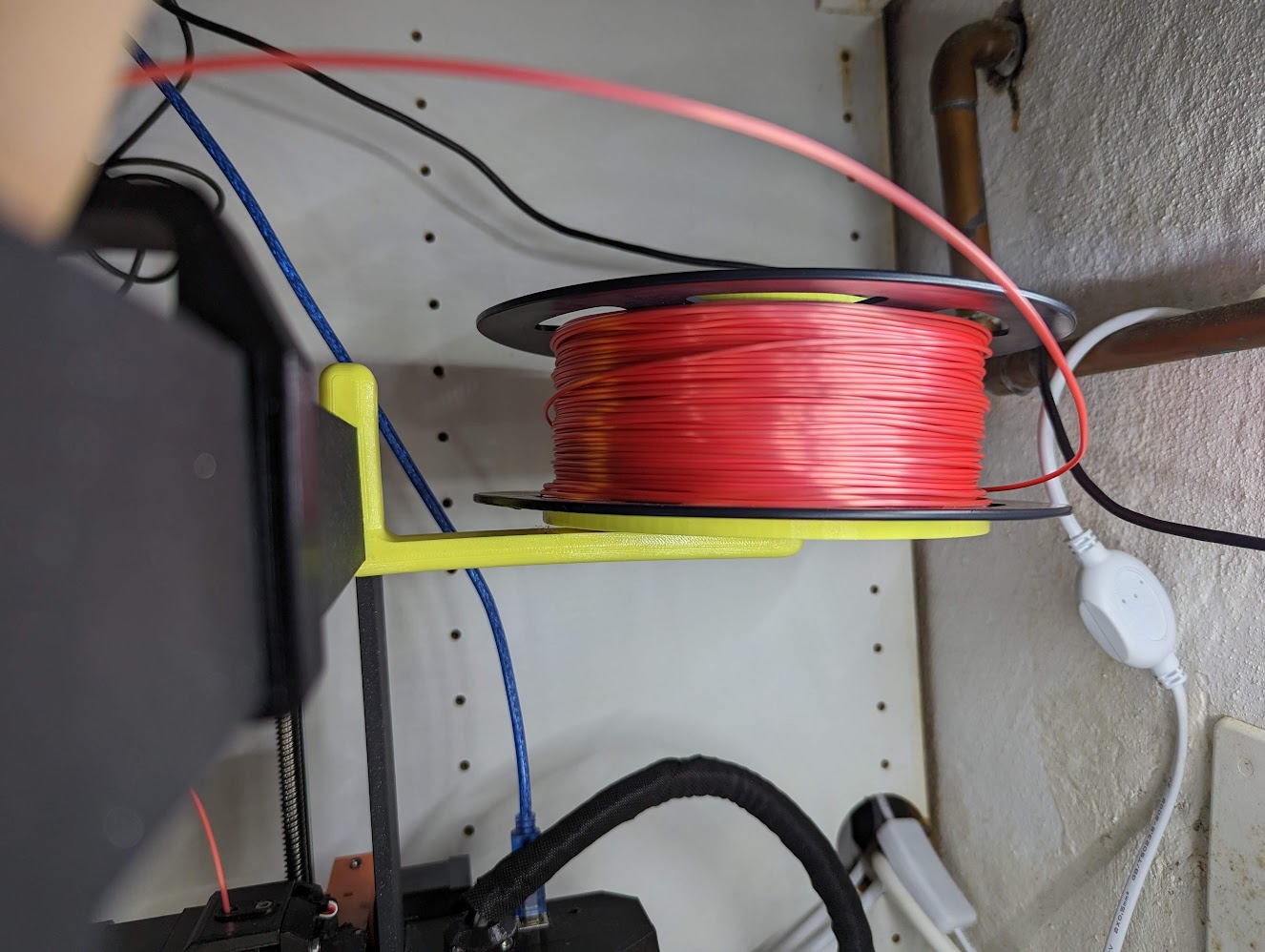 Prusa MK3s Compact Horizontal Spool Holder [No bearings required] by ...