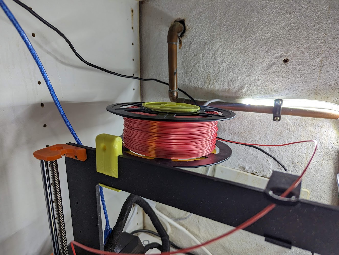 Prusa MK3s Compact Horizontal Spool Holder [No bearings required] by ...