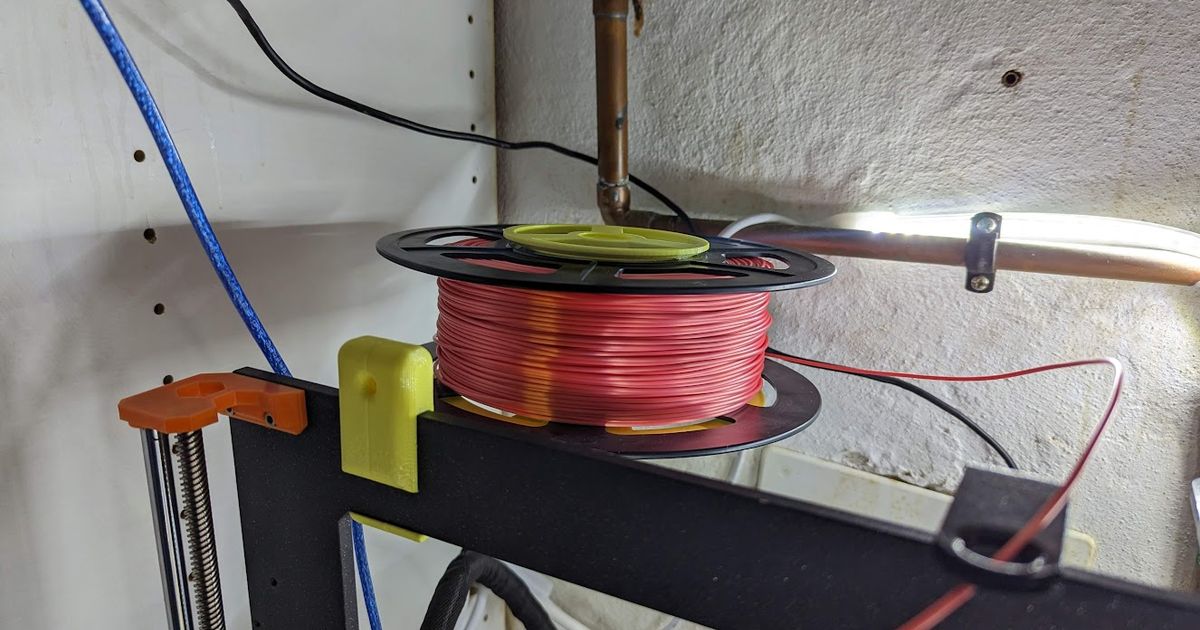 Prusa MK3s Compact Horizontal Spool Holder [No bearings required] by ...