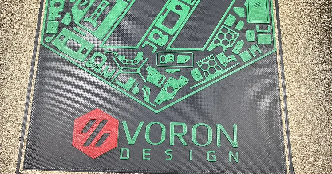 Voron Back Panel Logo by Salut | Download free STL model | Printables.com